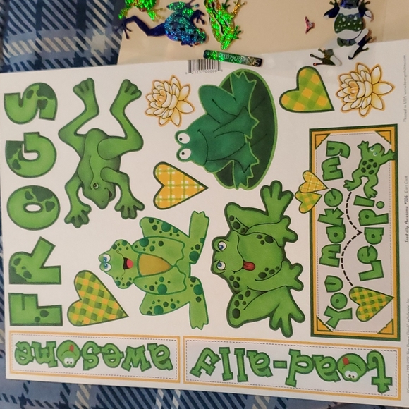 Scrapbooking | Office | Frogs Sticker Bundle Lot Stickers Frogs Cutouts ...